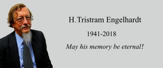 In Memorium: Reader Herman (H. Tristram) Engelhardt (1941-2018) [VIDEO ...